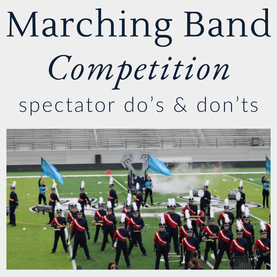 Competition Spectator Do’s & Don’ts - Indian Valley Music Boosters